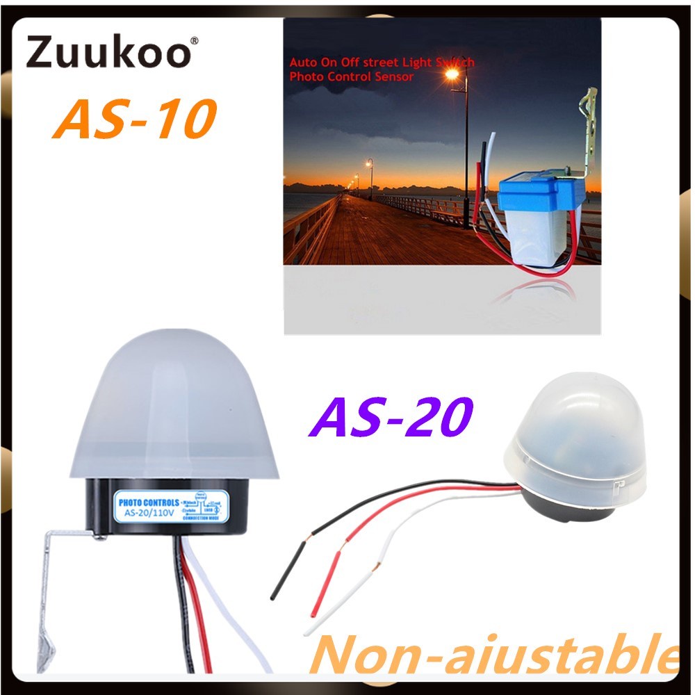 AS-20/10 220V Light Control Switch Rainproof Automatic Night Light ...