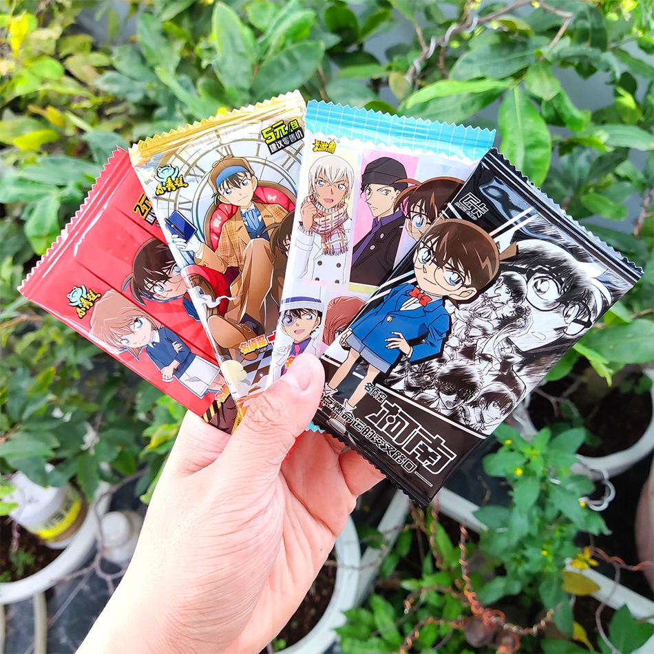 Super cheap and cute random chibi Conan character card photo Set (New ...