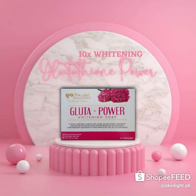 Skin Light Body Care Gluta-Power Whitening Soap 135g | Shopee Philippines