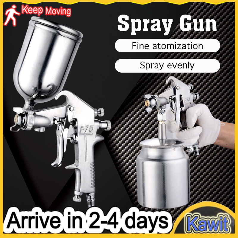 F75 Paint Spray Gun 400/750ML 1.5mm Air Paint Spray Gun Pneumatic ...