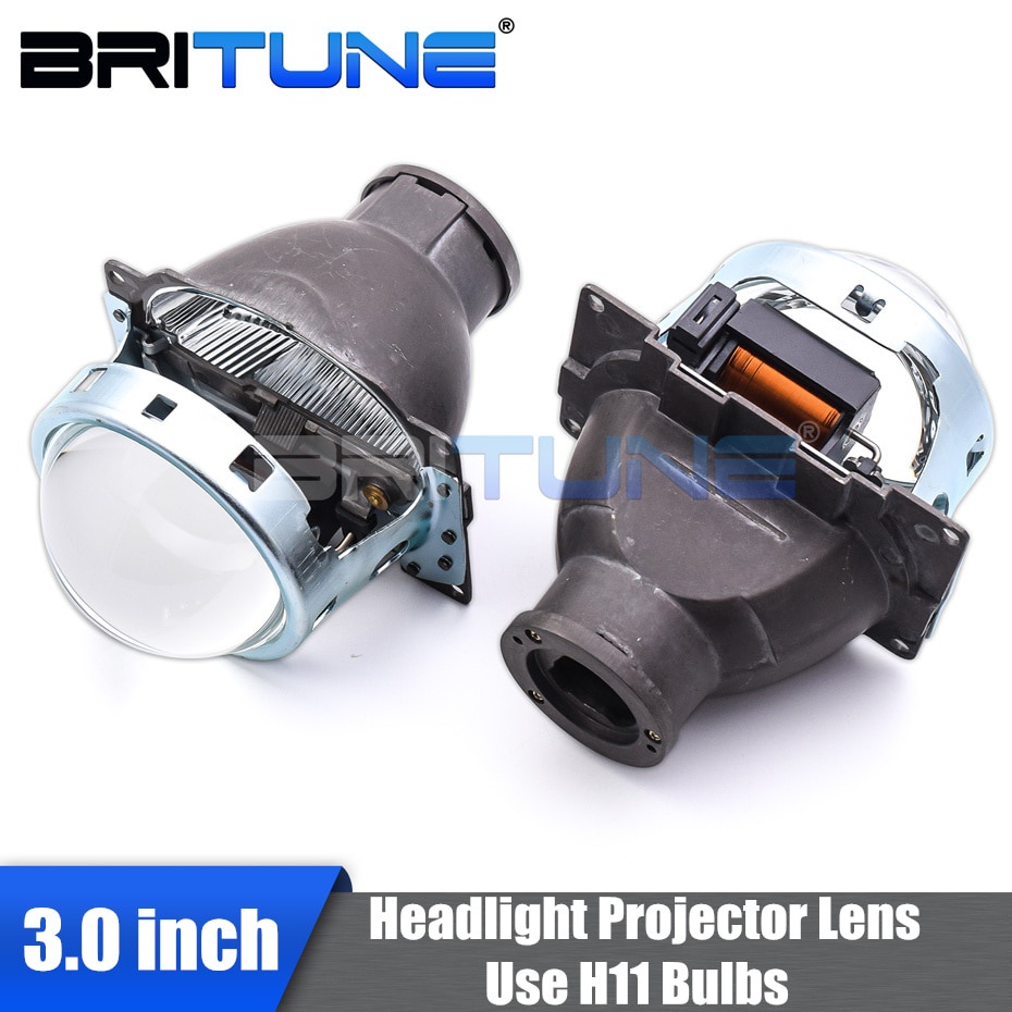 Britune Car Lens Koito Q5 H11 LED HID Halogen Lights Retrofit Projector ...