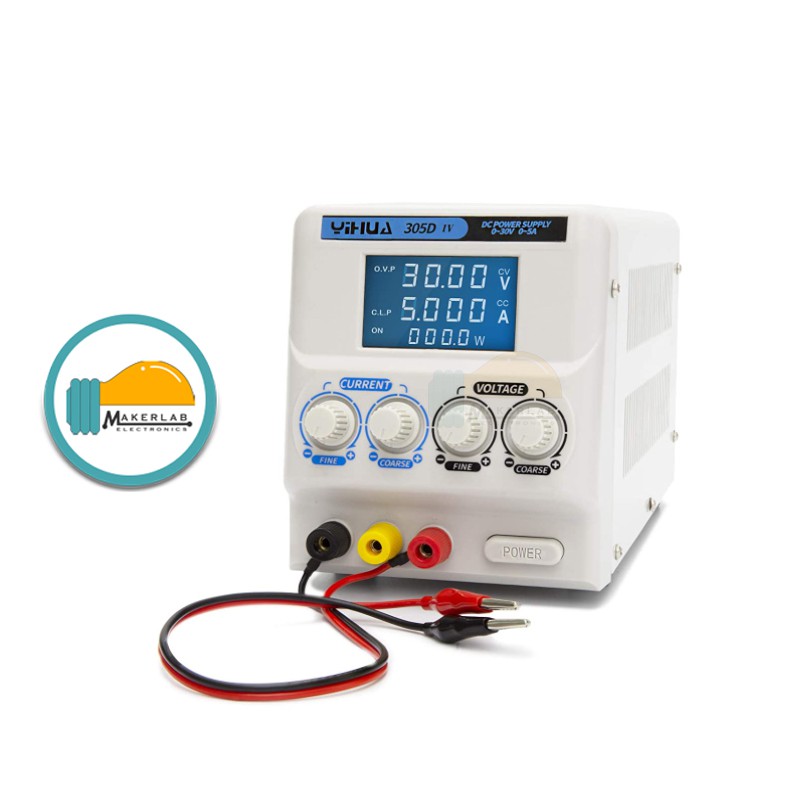 YIHUA 305D-IV Regulated DC Variable Bench Power Supply 0-5A 0-30V Adjustable Low Noise | Shopee ...