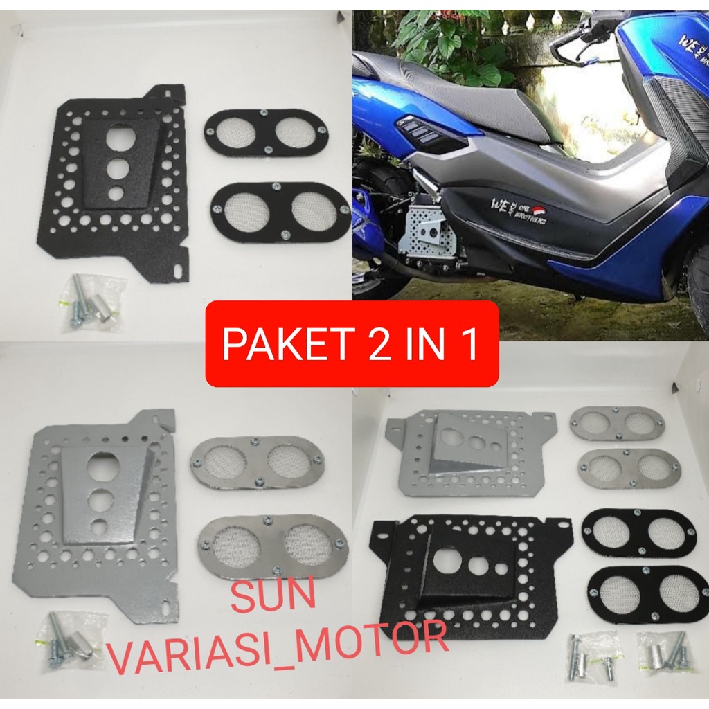 Package 2 IN 1 AIR VENTILATOR DIFFUSER DIFFUSER YAMAHA NMAX XMAX AEROX ...