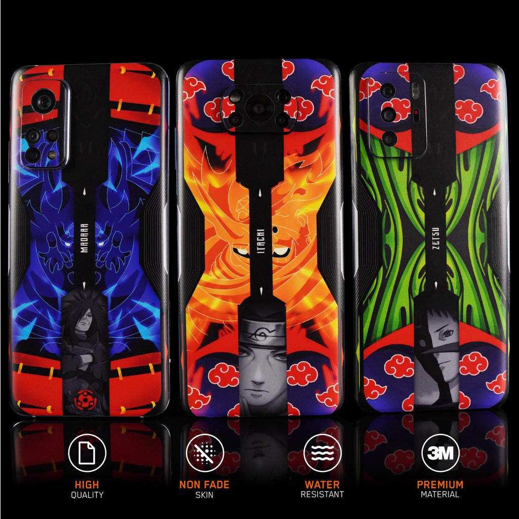 3M Akatsuki Naruto Gaming Skin Vinyl Wrap Universal Techbeast ( MESSAGE ...