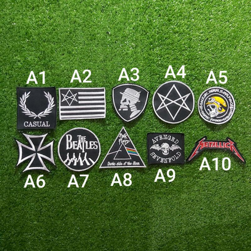 Metal Sewing Embroidered Patches/Jacket Patch Emblems | Shopee Philippines