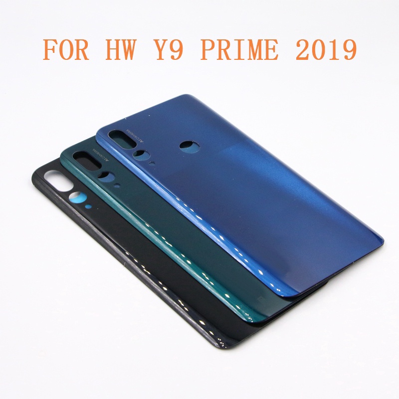 Huawei Y9 Prime 2019 Back Case Battery Cover Glass Rear Housing Phone ...