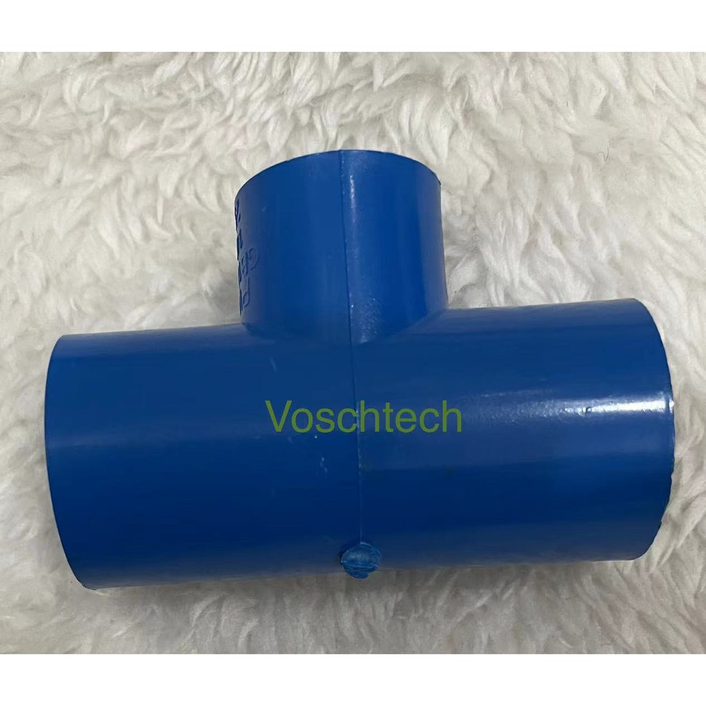PVC blue fittings Tee Reducer 25x1/2” 32x1/2” 32x3/4” | Shopee Philippines