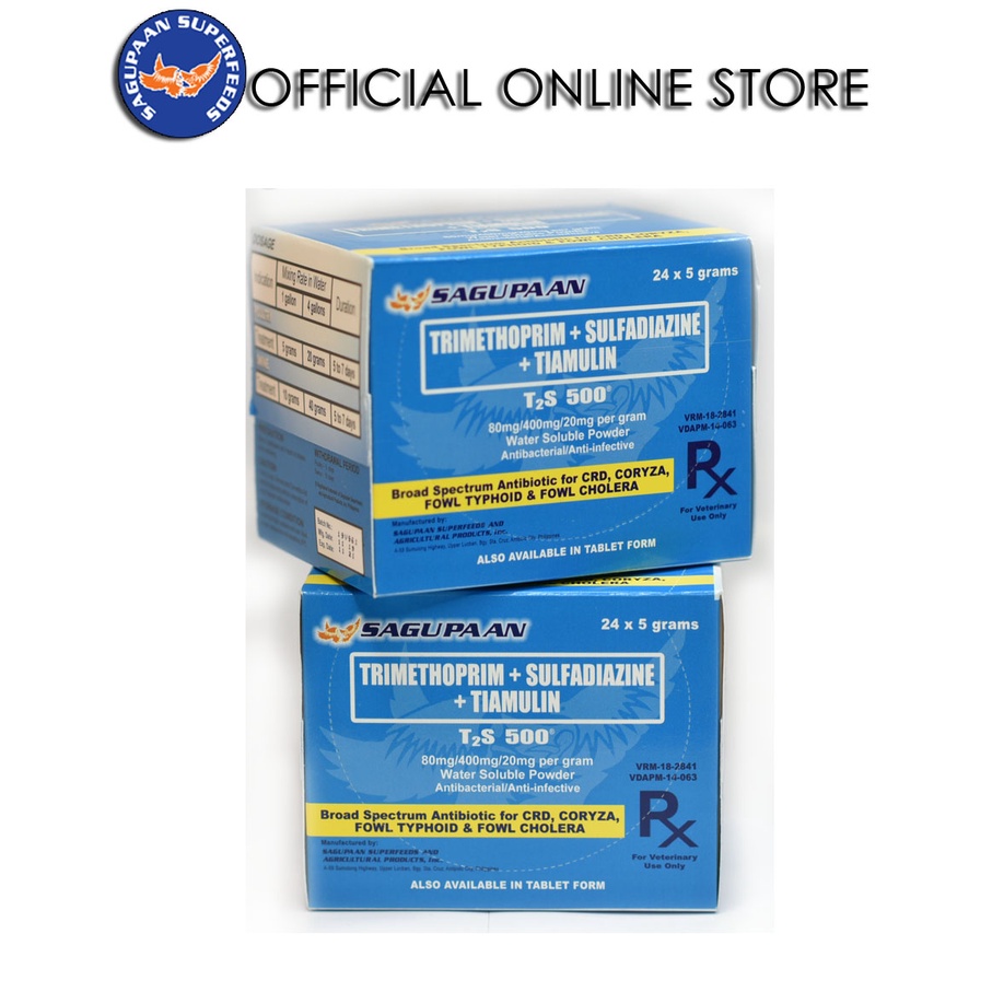 T2S 500® Trimethoprim Silfadiazine + Tiamu Lin , Chicken, Poultry ...