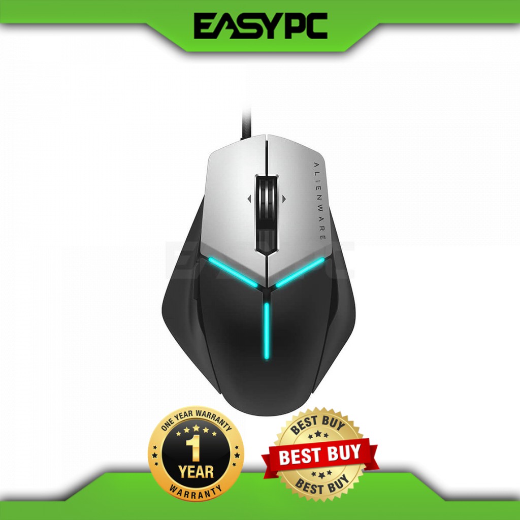 Alienware Elite RGB Gaming Mouse 100-12000DPI Omron Switch (AW958 0PHEN ...