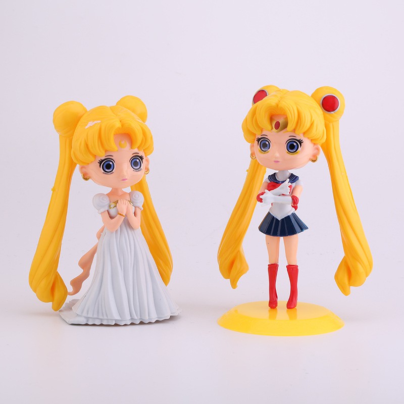 Cute Sailor Moon Anime Chibi model 14 cm tall for birthday cake ...