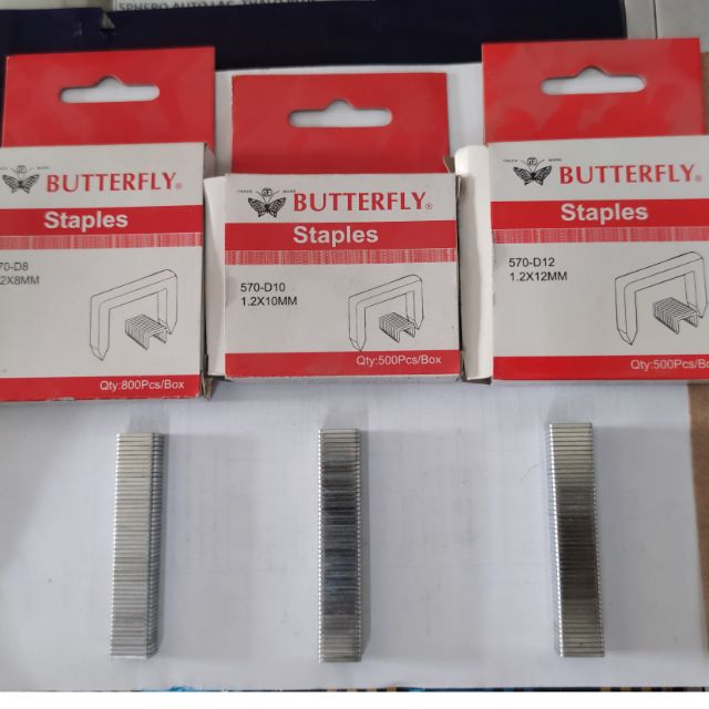 Butterfly Gun Tacker Staple Wire 8mm , 10mm or 12mm | Shopee Philippines