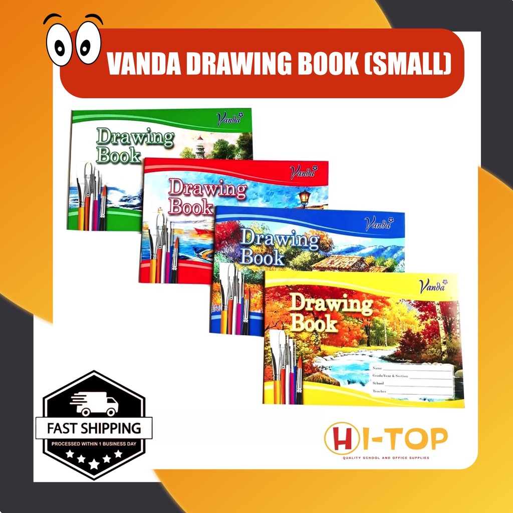Drawing Book Vanda Small (8.5"X5.5") Sold per Ream (20pcs) | Shopee ...