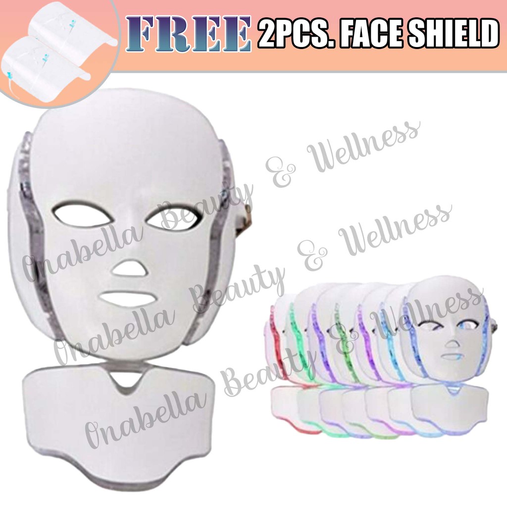7-Color PDT Face & Neck Mask | Shopee Philippines