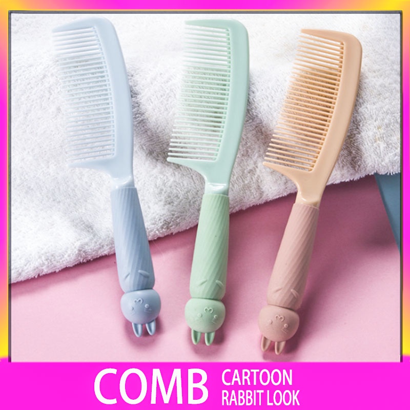 Soft cute pig curly hair comb cylinder rolling comb styling curly hair ...