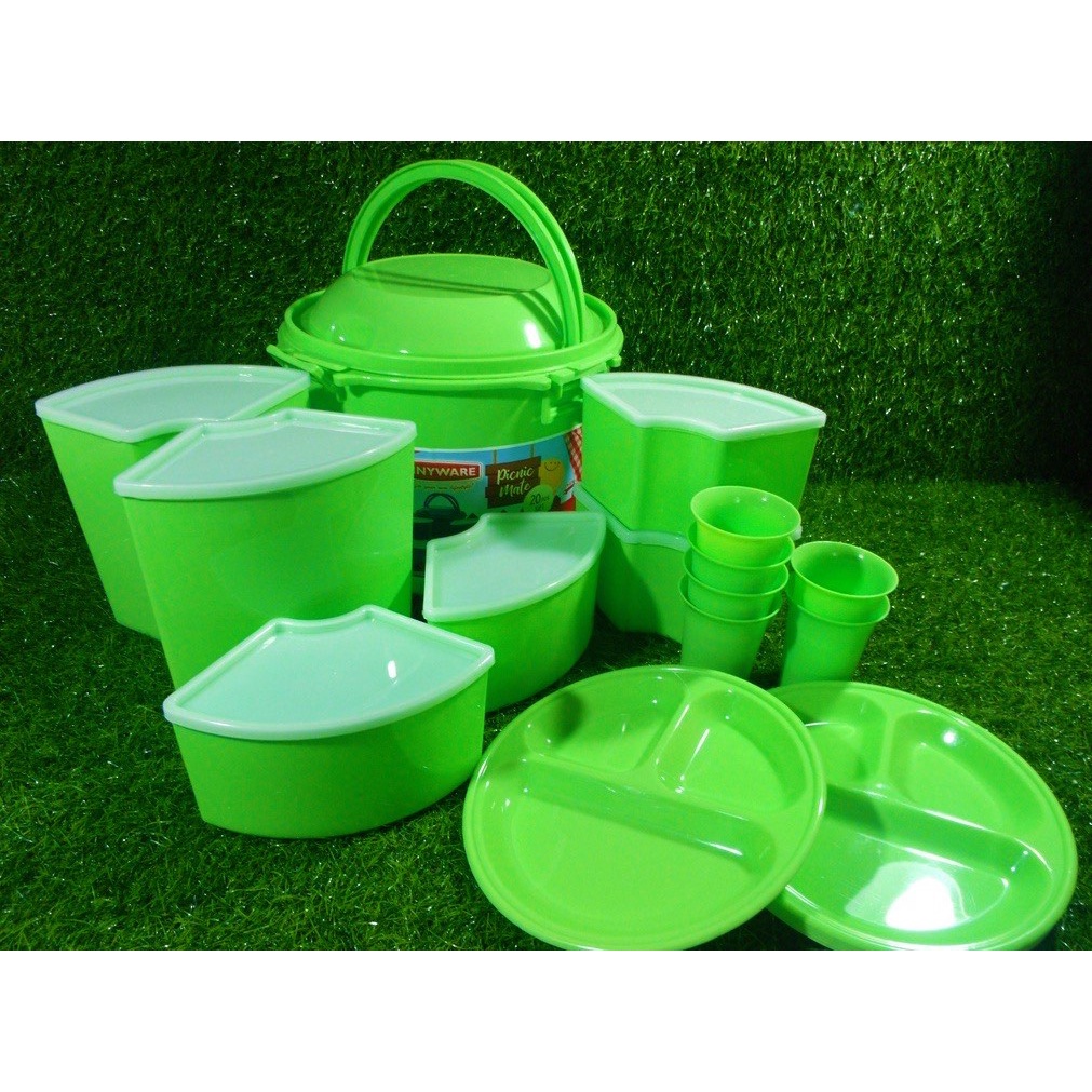 Sunnyware 20 in 1 Picnic Set with box 9822 (Choose Color) | Shopee ...