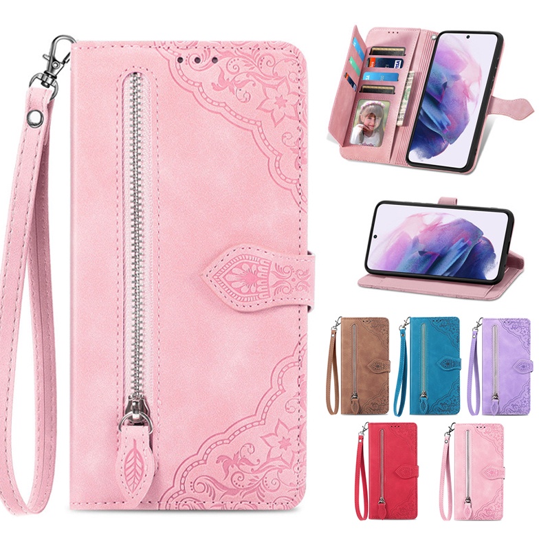 Zipper Leather Case For Oppo Realme6 Realme6i Realme5i Realme5S Card ...