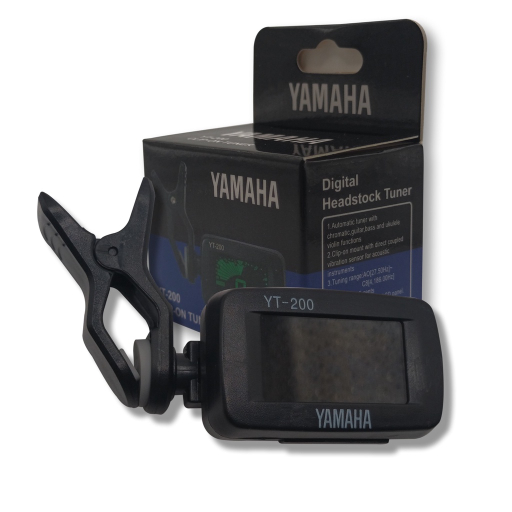 Yamaha YT-200 Clip-on Tuner Automatic Tuner with Chromatic, Guitar ...