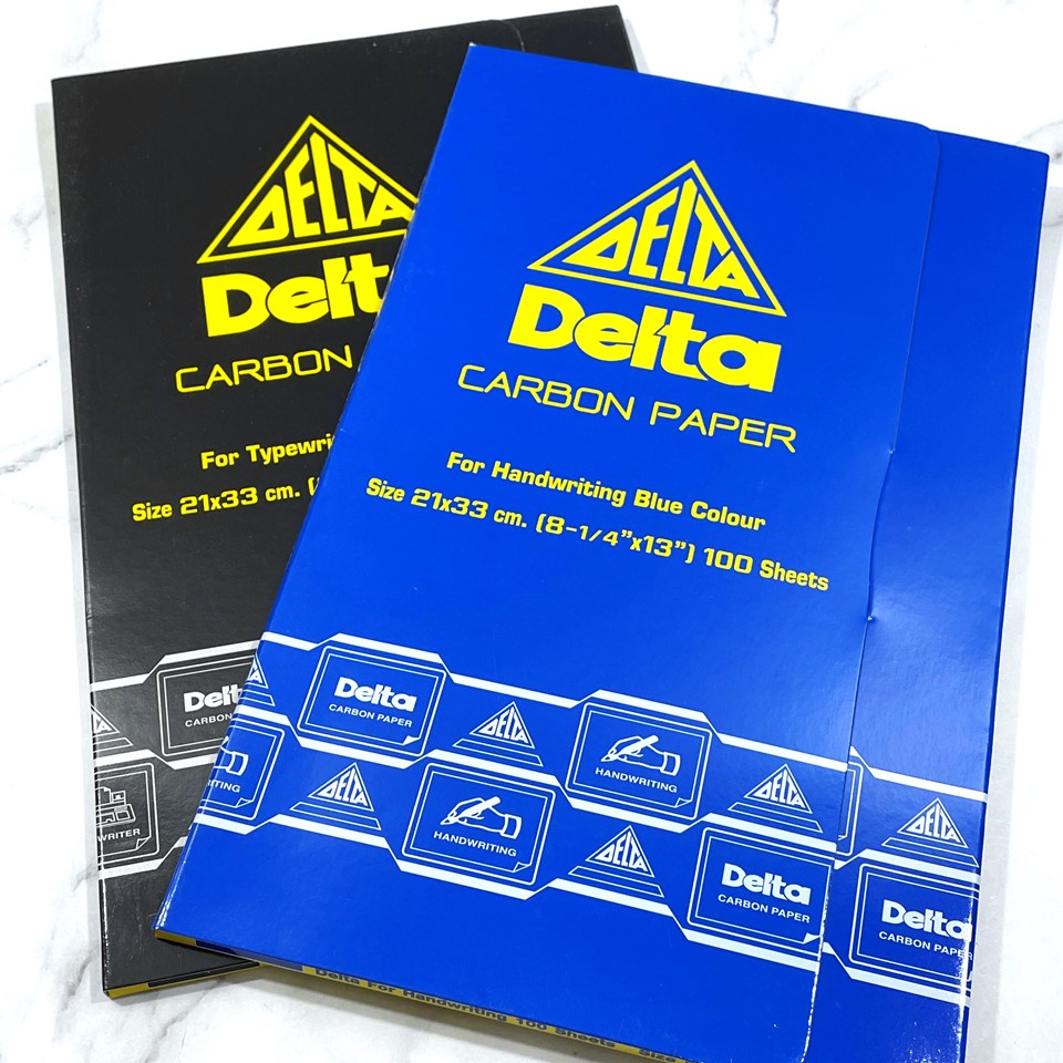21 x 33 Cm Delta Carbon Paper Blue/Black (1 Box) | Shopee Philippines