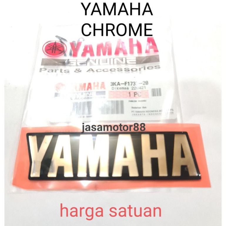 Original YAMAHA CHROME RX KING LOGO STICKER EMBLEM | Shopee Philippines