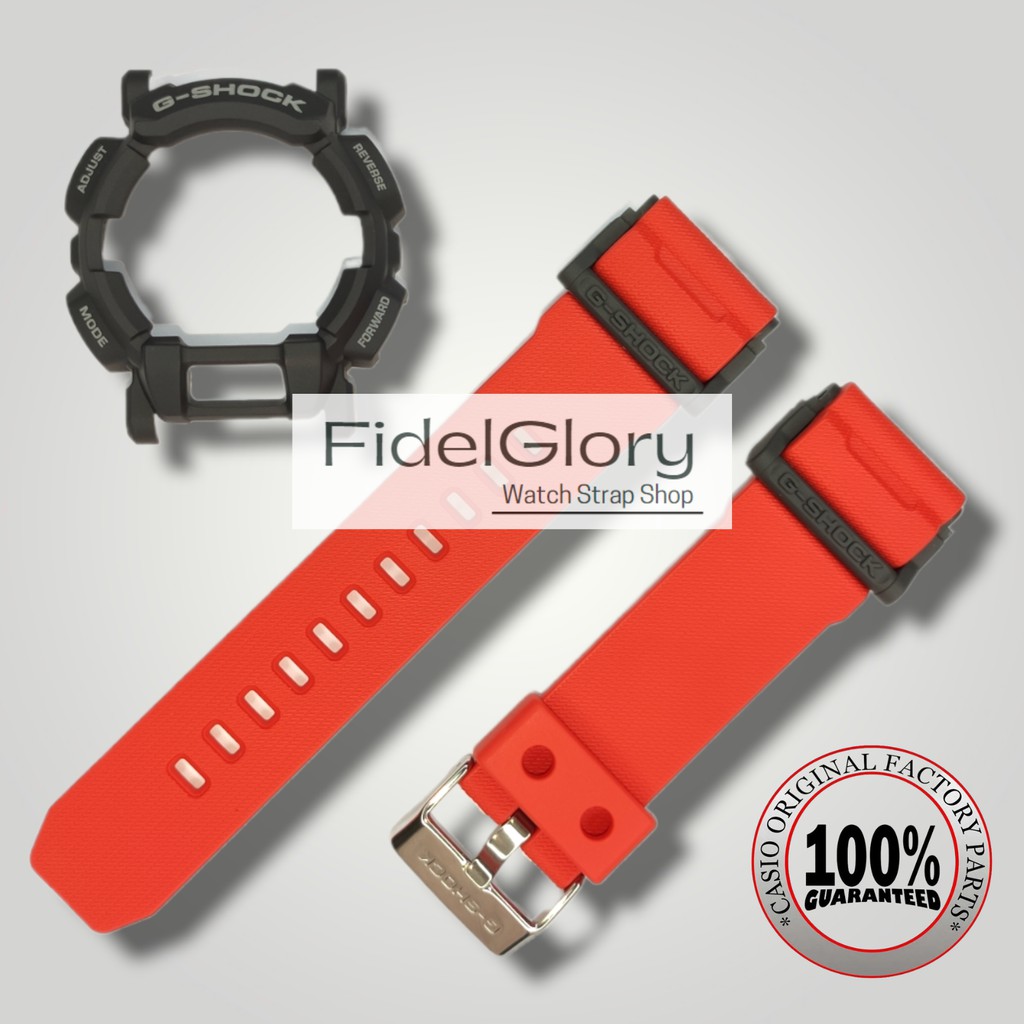 GD-400 Grey / Red Matte Bezel / Strap sold by fidelglory | Shopee ...