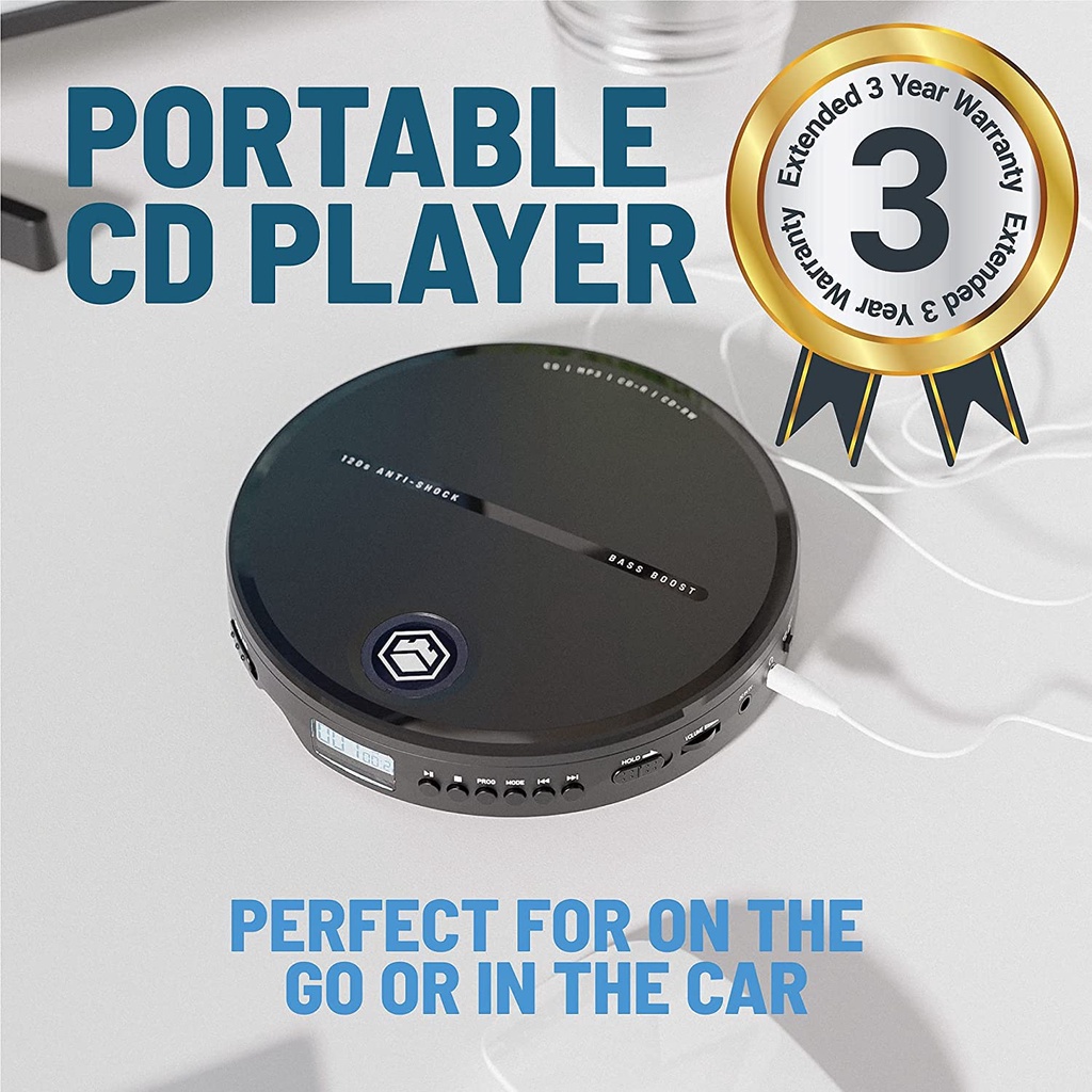 Oakcastle CD10 Portable CD Player | Battery Powered | Personal Walkman ...