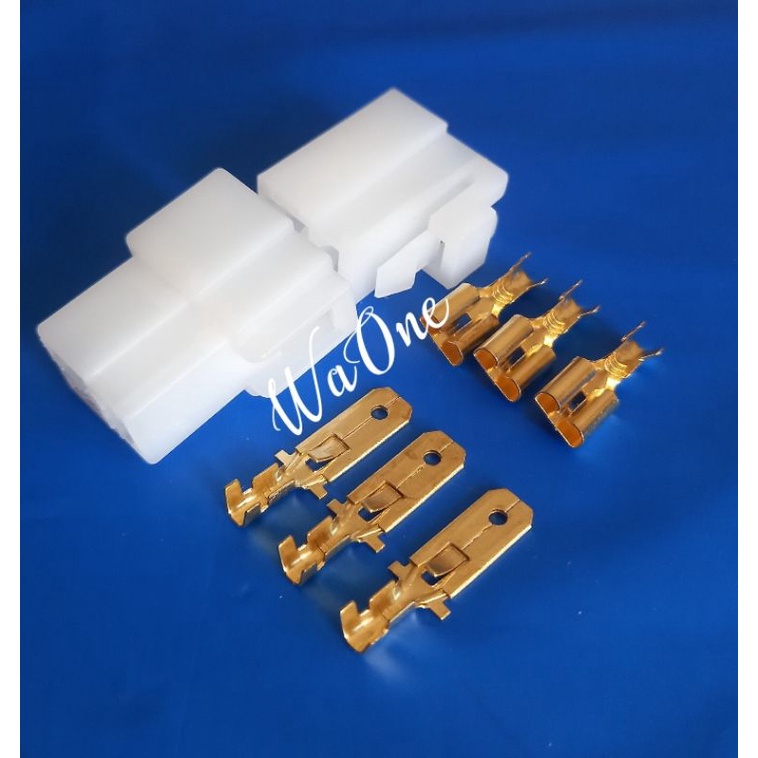 Large 3-pin Socket Plus 3-pin Car Cable Socket with Large Connector ...