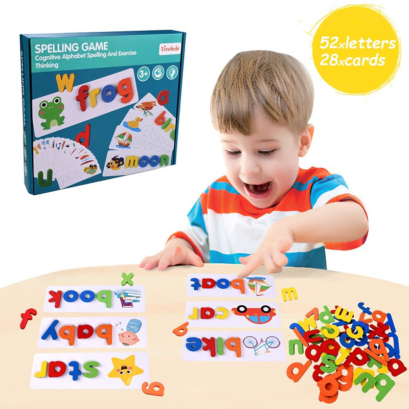 Forever Star Matching Letter Puzzles Wooden Toy Alphabet Preschool ...