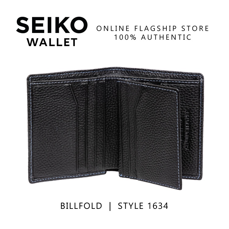 Seiko Wallet Genuine Leather Billfold 1634 | Shopee Philippines
