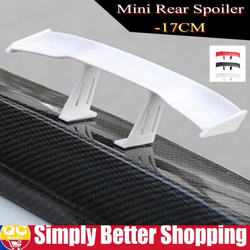 Universal Mini Carbon Fiber Pattern Spoiler Mini Spoiler Wing Car Rear ...