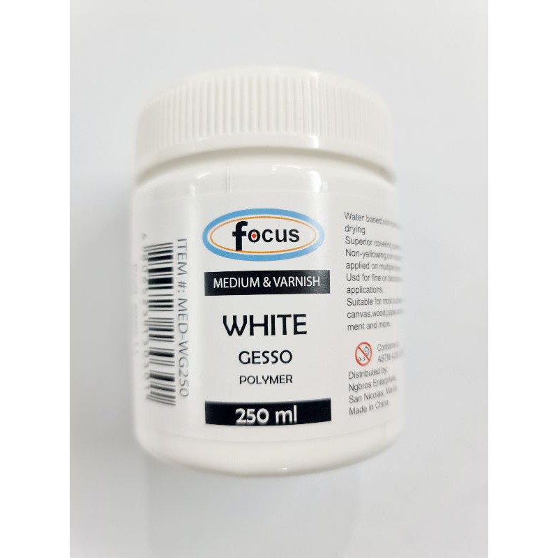 Focus White Gesso 250ml | Shopee Philippines