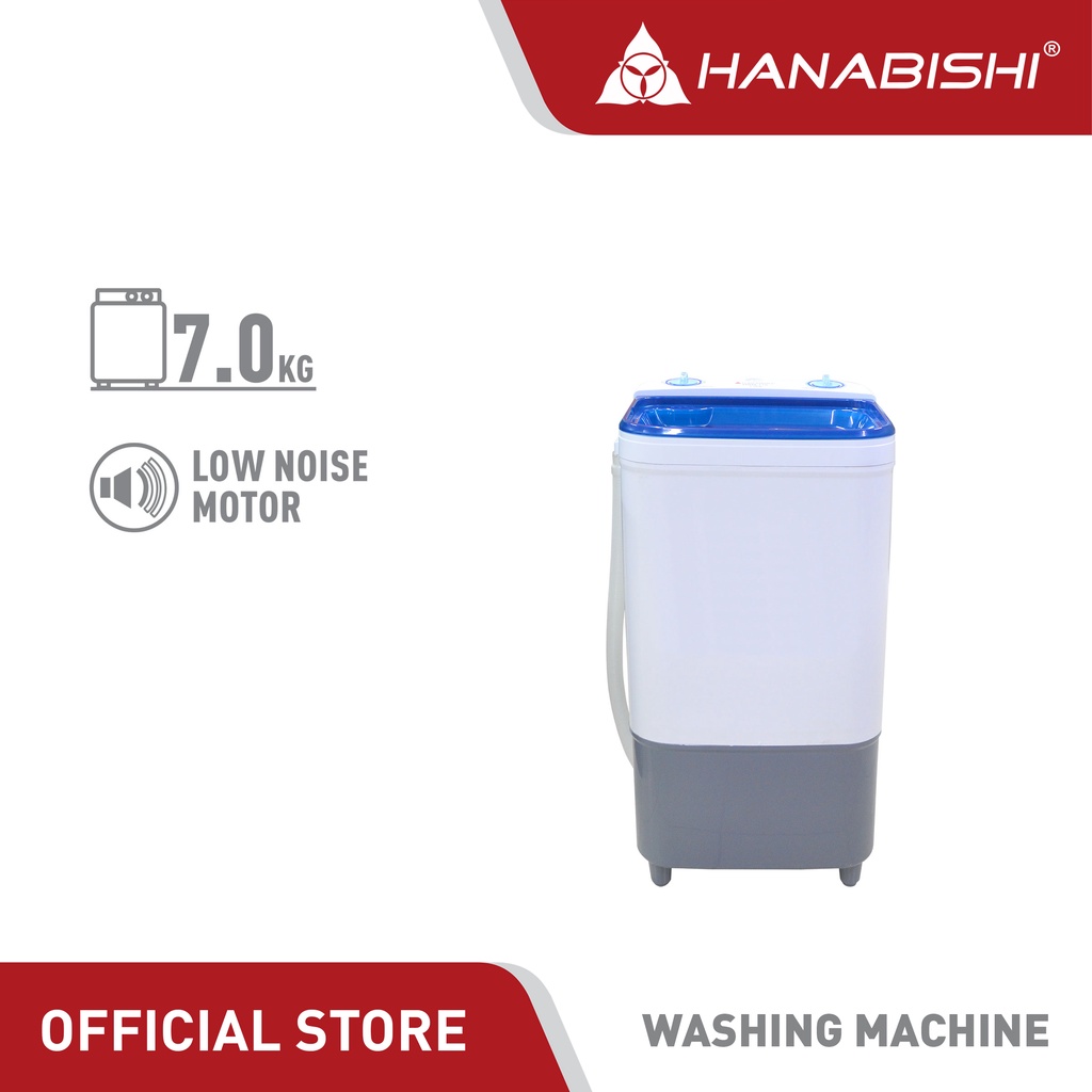 Hanabishi Heavy Duty Single Tub Washing Machine HWM 170 7KG | Shopee ...