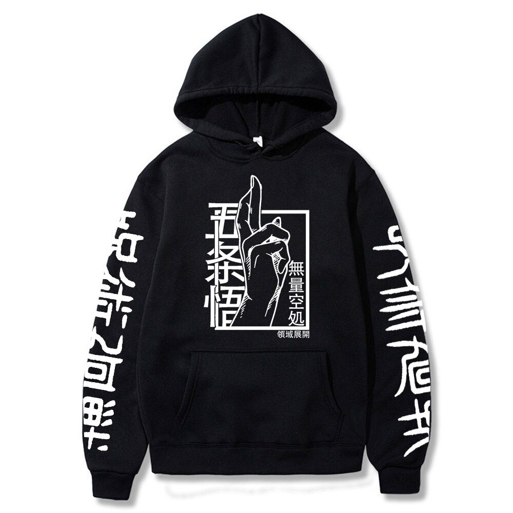 Japanese Anime Jujutsu Kaisen Gojo Satoru Manga Hoodies Men Harajuku ...