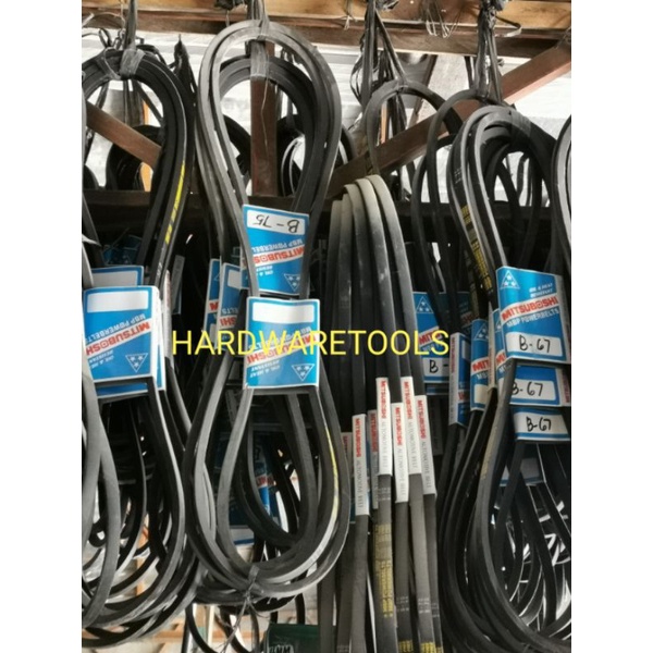 Mitsuboshi V-Belt / Fan Belt / Pambelt B61 to B81 | Shopee Philippines