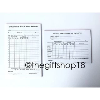 Shop daily time record for Sale on Shopee Philippines