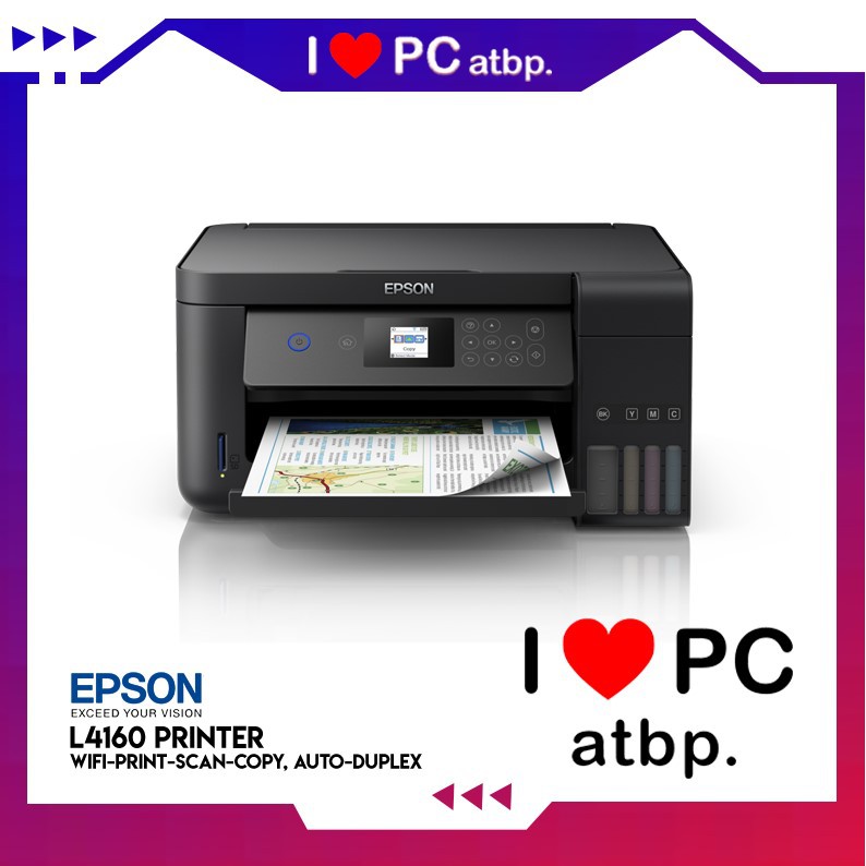 Epson L4160 Printer (Wifi-Print-Scan-Copy, Auto-Duplex, Ink Tank, 001 ...