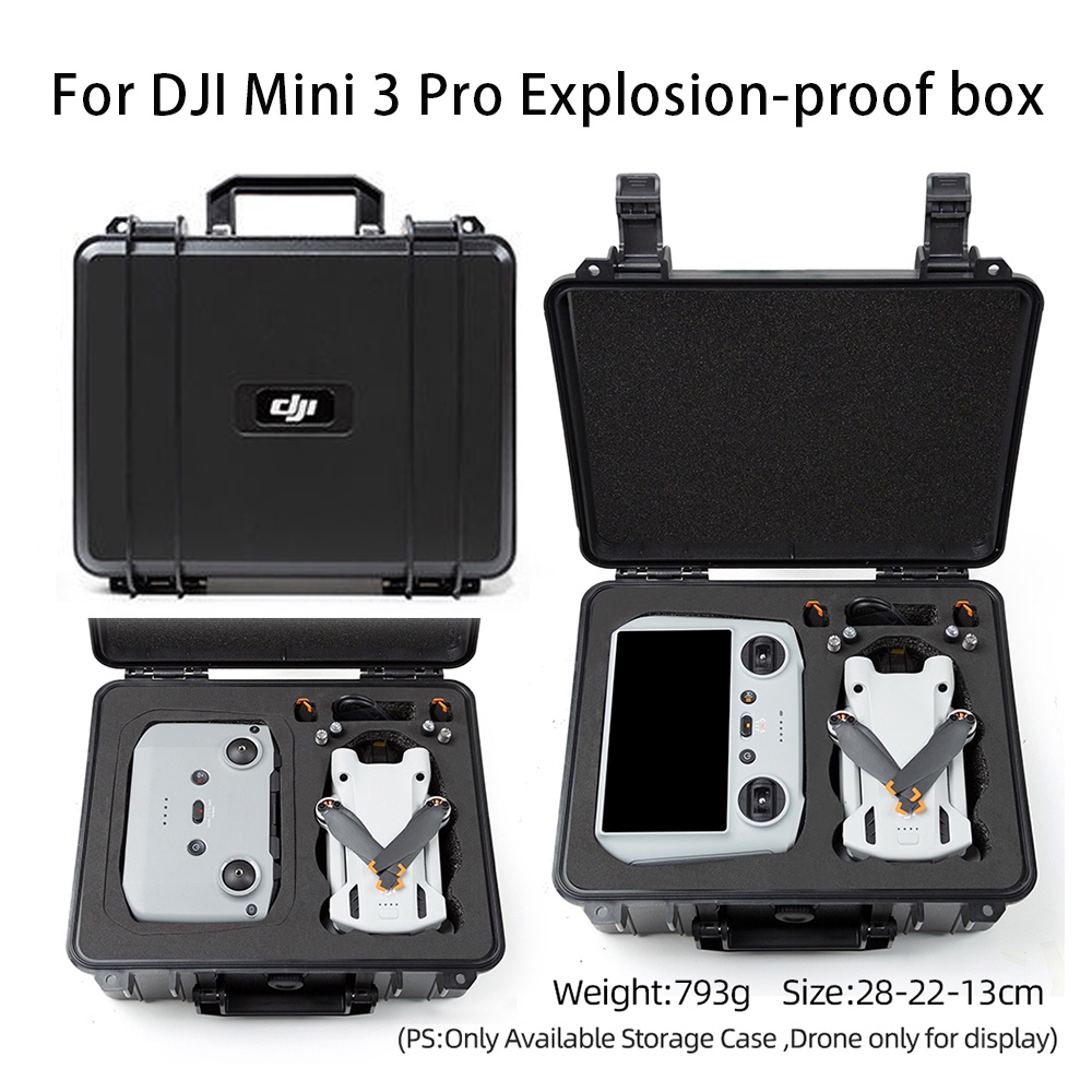 For DJI Mini 3 PRO Storage Case Portable Suitcase Hard Case Explosion ...