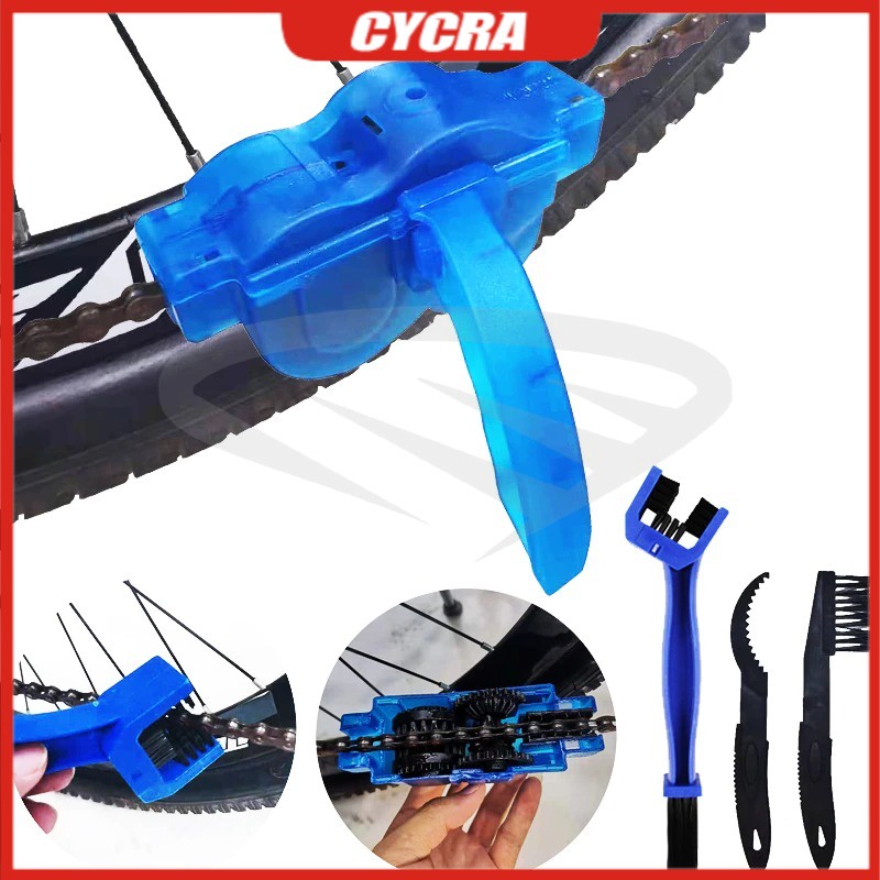 Portable Bicycle Chain Cleaner Bike Brushes Scrubber Wash Tool Mountain ...