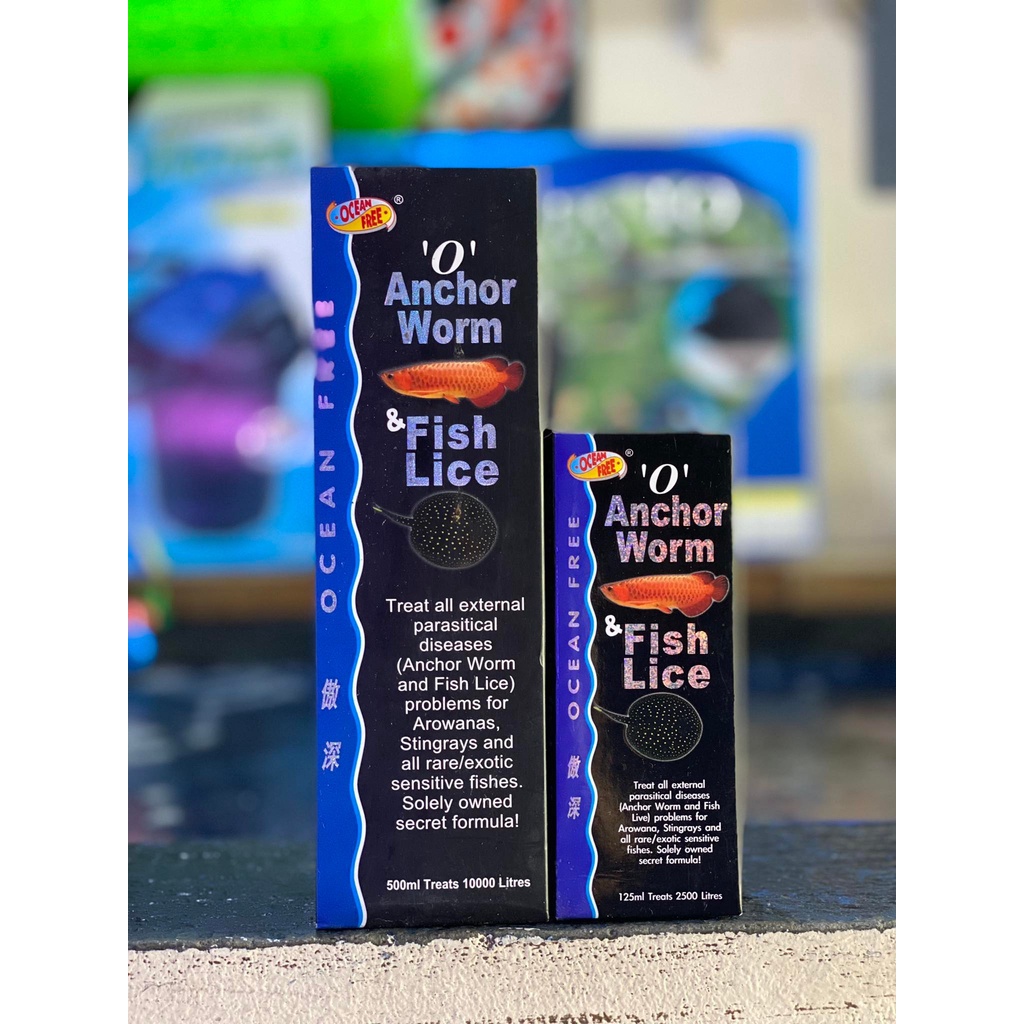 Ocean Free Anchor Worm & Fish Lice (125ml and 500ml) | Shopee Philippines