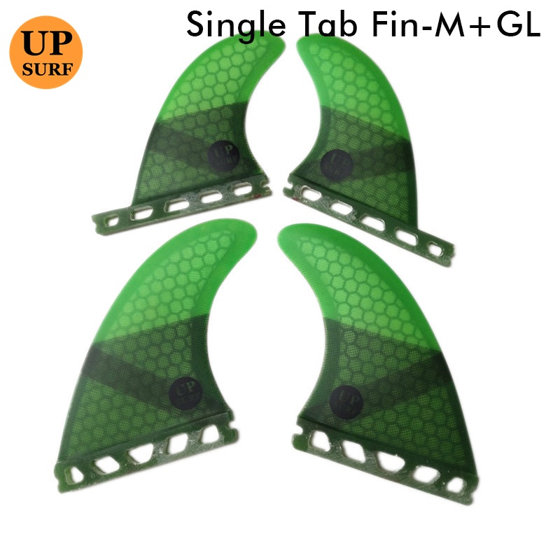 Single Tabs fins M+GL Quad-Fins surfboard fin Honeycomb Fiberglass 4 ...