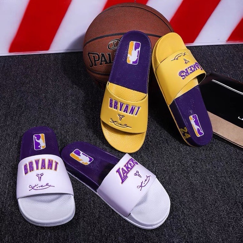 NBA Basketball Series LAKERS KOBE BRYANT SLIPPER Memorial Edition Mens ...