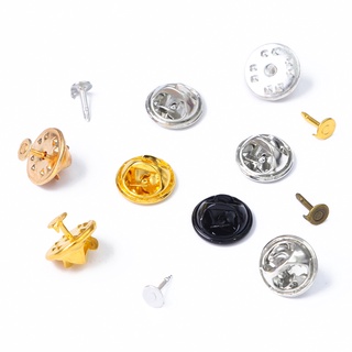 30Sets/Lot Squeeze Badge Holder Butterfly Clasp Pin Back Brooch Clutch ...