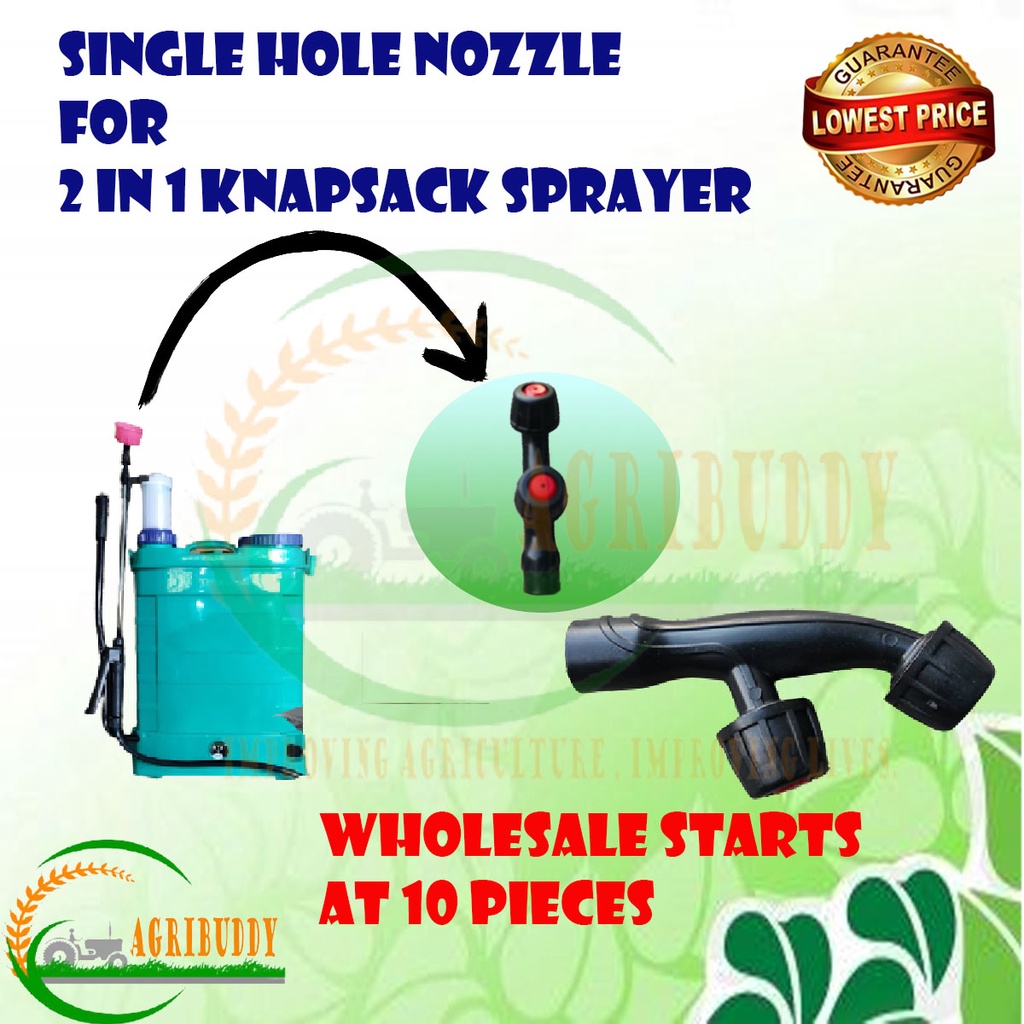 DOUBLE HOLE NOZZLE FOR 2 IN 1 KNAPSACK SPRAYER , 2-HOLE PLASTIC NOZZLE ...