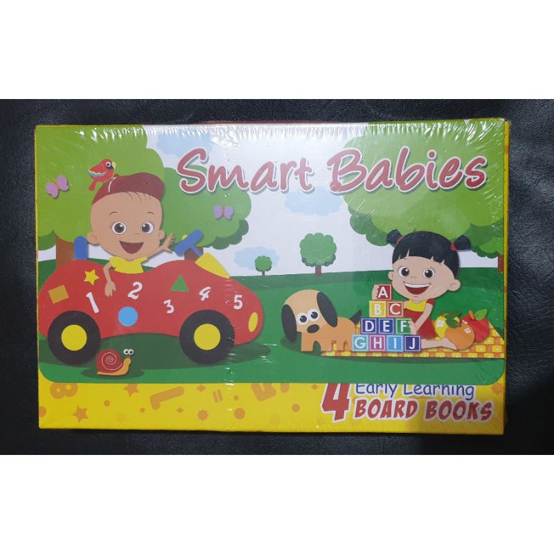 Smart Babies EARLY LEARNING (4 Boardbooks) | Shopee Philippines