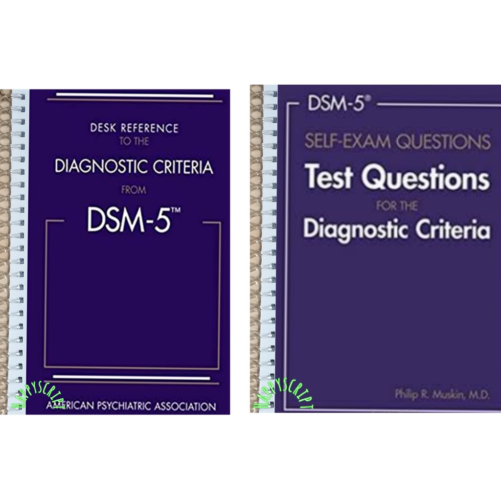 Desk Reference To The Diagnostic Criteria Self Exam Question For The