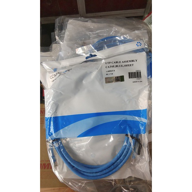 Patch cord AMP (CommScope) Cat6 1.5 meters, 2 meters, 3 meters | Shopee ...