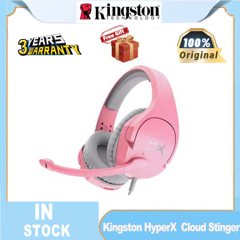 Kingston HyperX Cloud Stinger E-sports headphones Lucky Pink girl ...