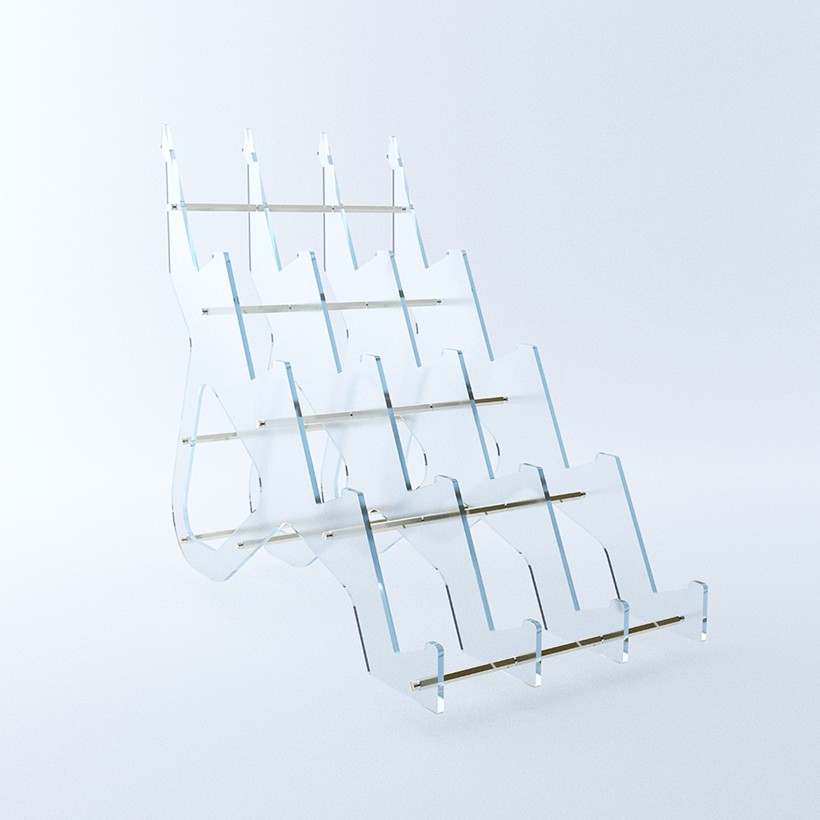 Mechanical Keyboard Acrylic Stand Quadruple Tier Stand v.2 by IMU ...