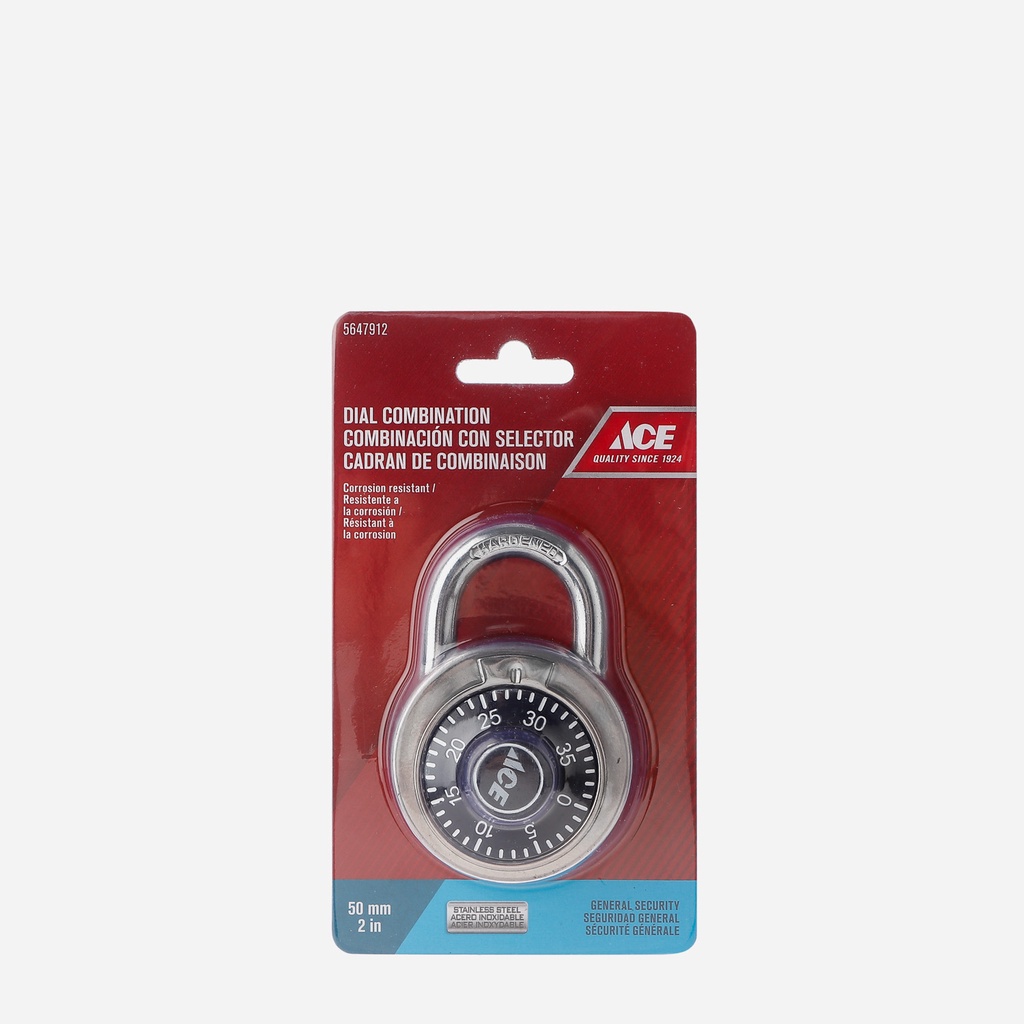 Ace Dial Combination Padlock 50mm | Shopee Philippines