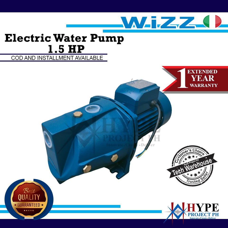 Wizz Electric Water Pump 1 1/2 HP | Shopee Philippines