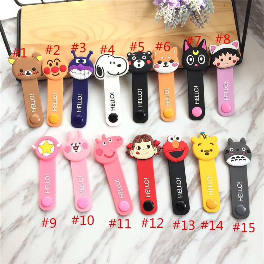 Phone Cable Cute Cable Winder Clip Wire Cord Organizer Data Line ...